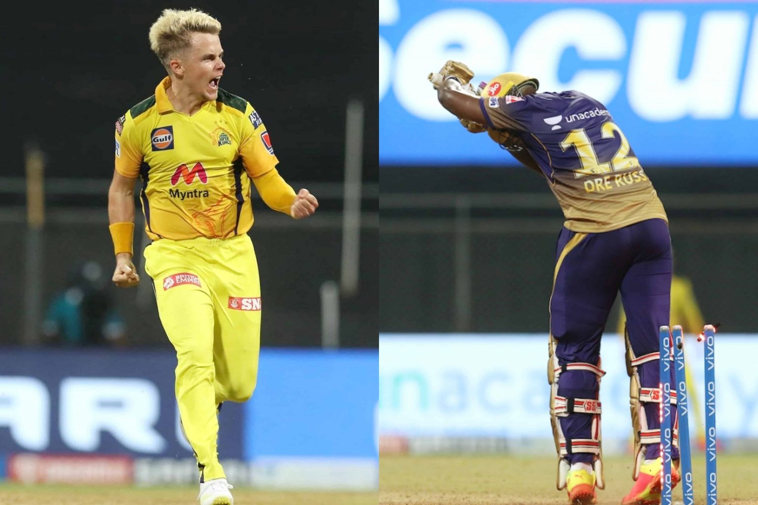 Watch: Sam Curran Clean Bowled Andre Russell In The Most Bizzare Way ...