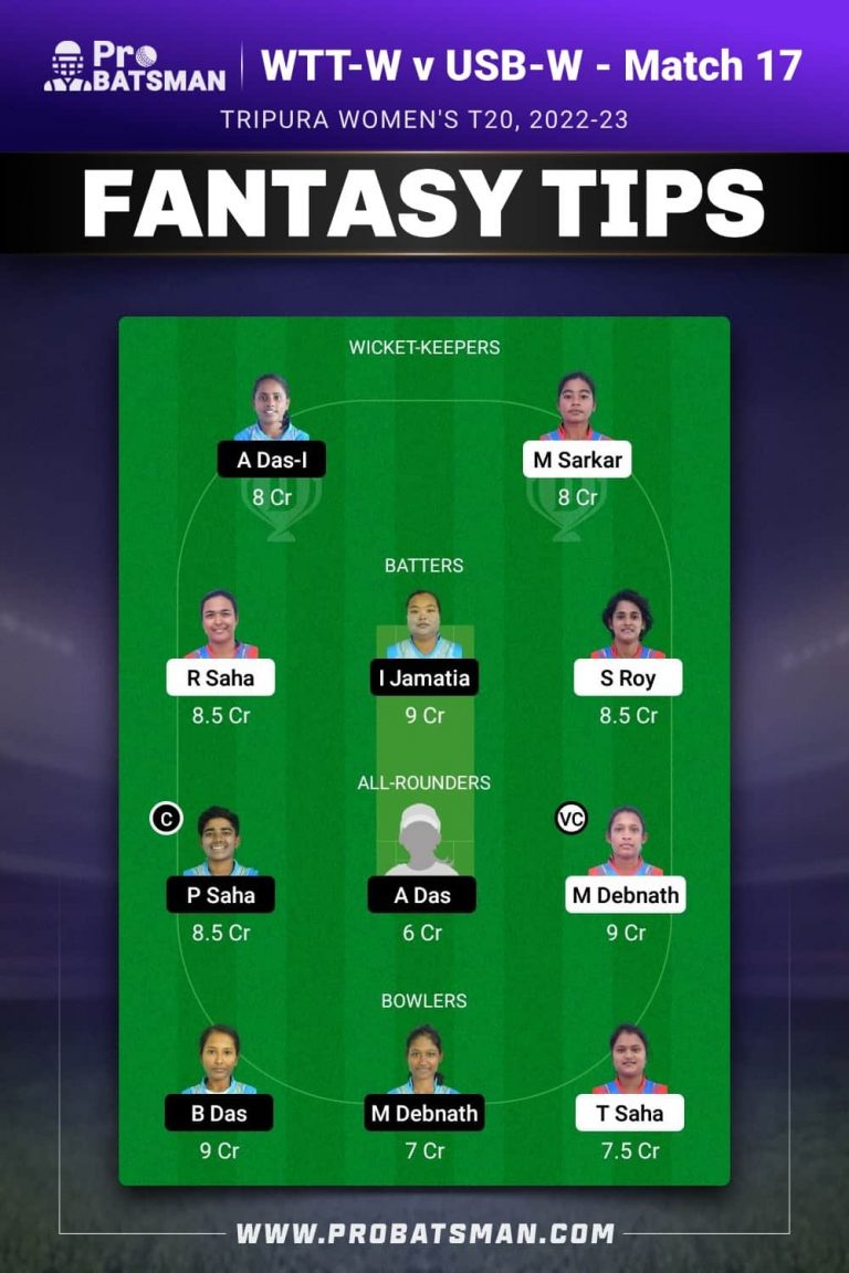 WTT-W vs USB-W Dream11 Prediction With Stats, Pitch Report & Player ...