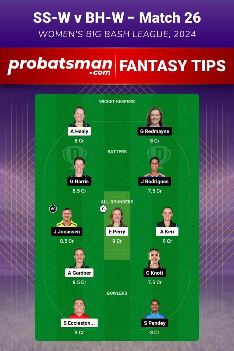 SS-W vs BH-W Dream11 Prediction, Fantasy Cricket Tips, Playing XI ...