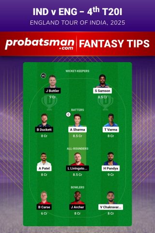 IND vs ENG Dream11 Prediction, Fantasy Cricket Tips, Playing XI, Pitch Report, Player Stats ...