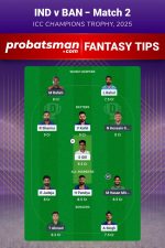 IND vs BAN Dream11 Prediction, Fantasy Cricket Tips, Playing XI, Pitch Report, Player Stats ...