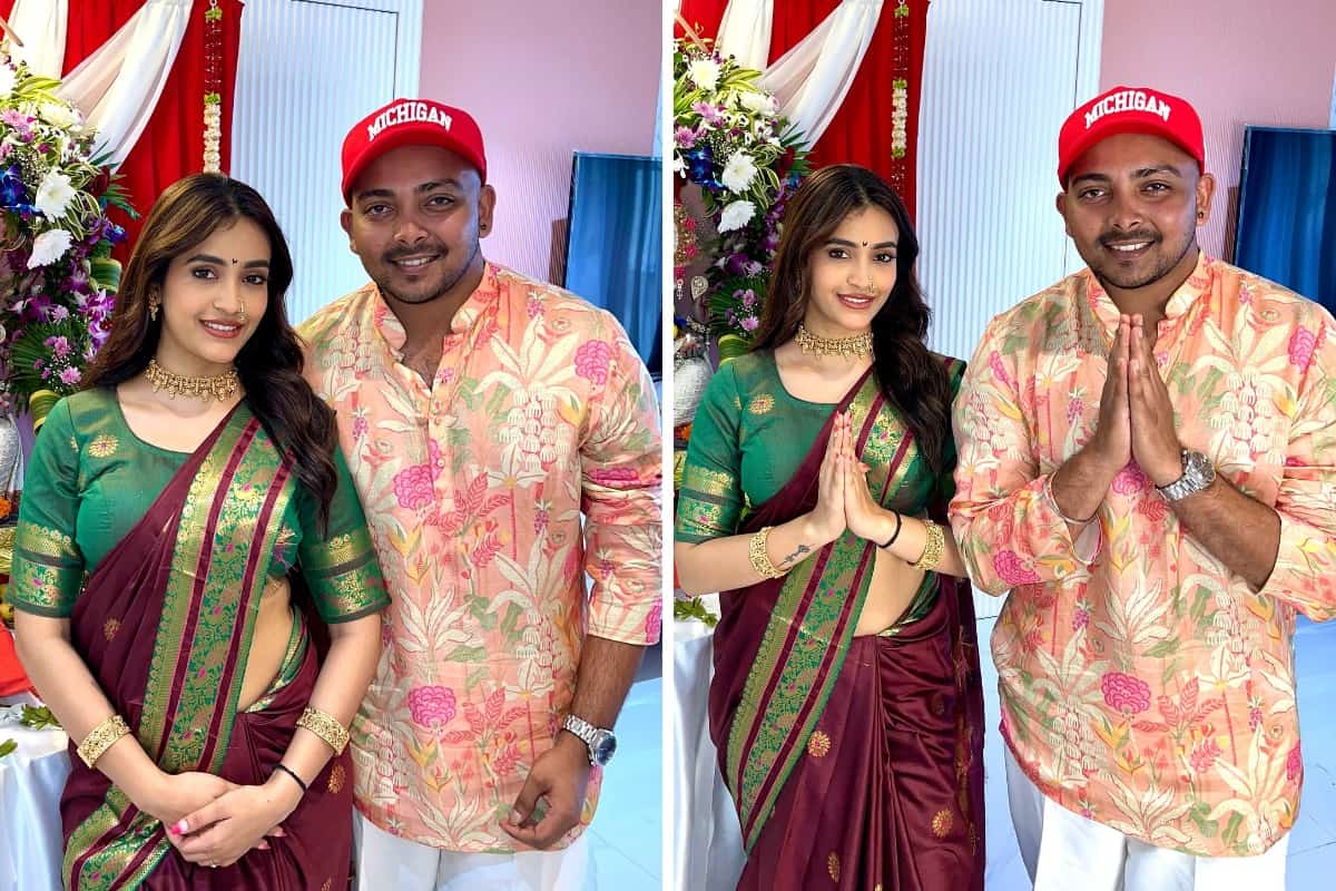 Prithvi Shaw’s Ganesh Chaturthi Pics With Akriti Agarwal Break The Internet