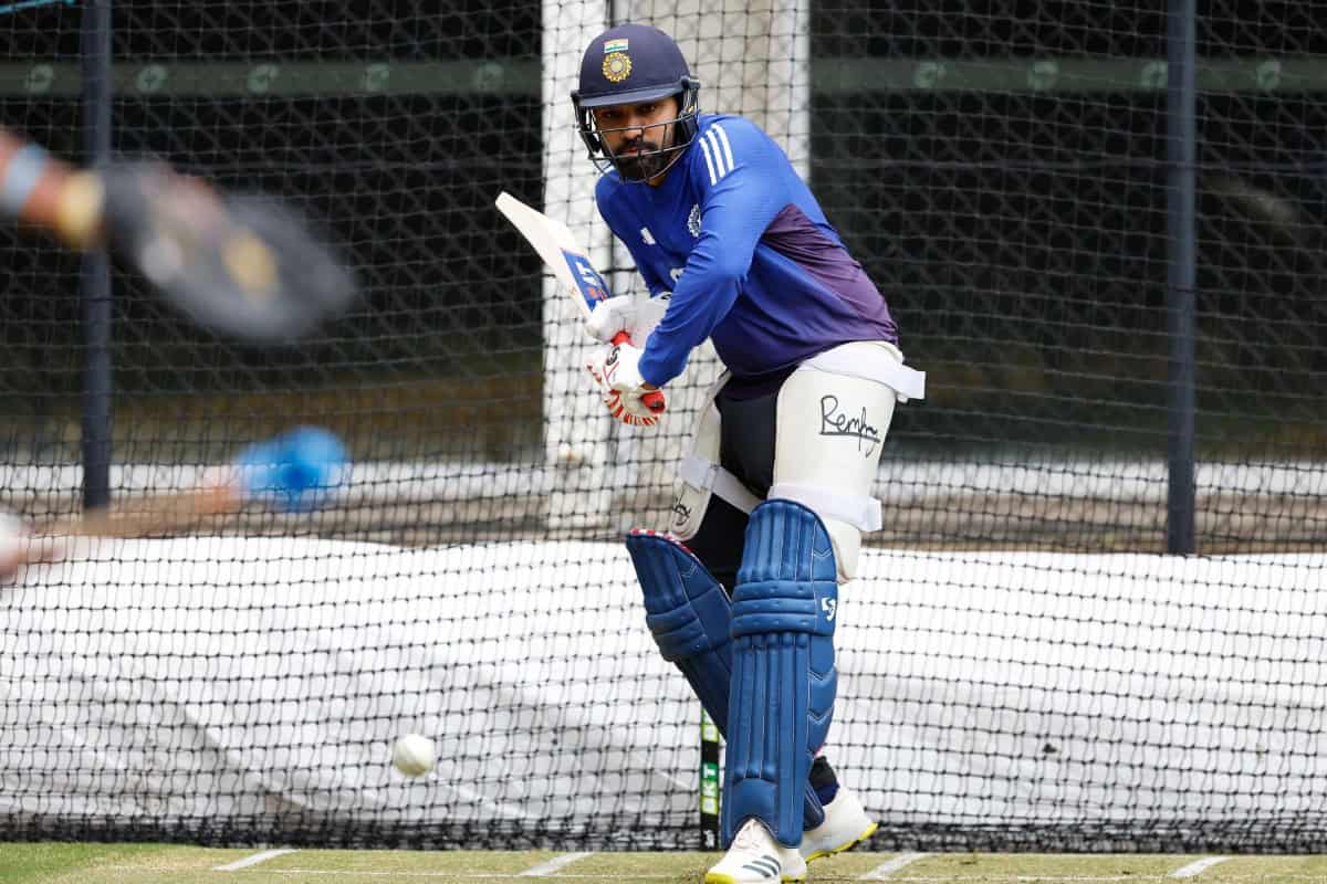 [Watch] Rohit Sharma Grinds Hard in Nets After Batting Failure in Perth